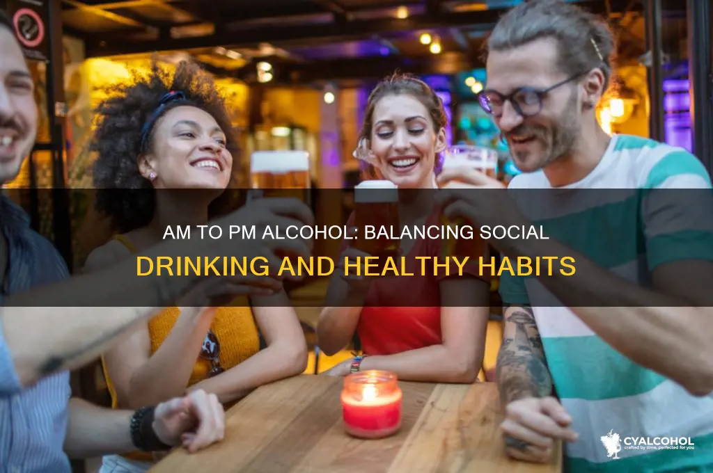 Am To Pm Alcohol: Balancing Social Drinking And Healthy Habits | CyAlcohol