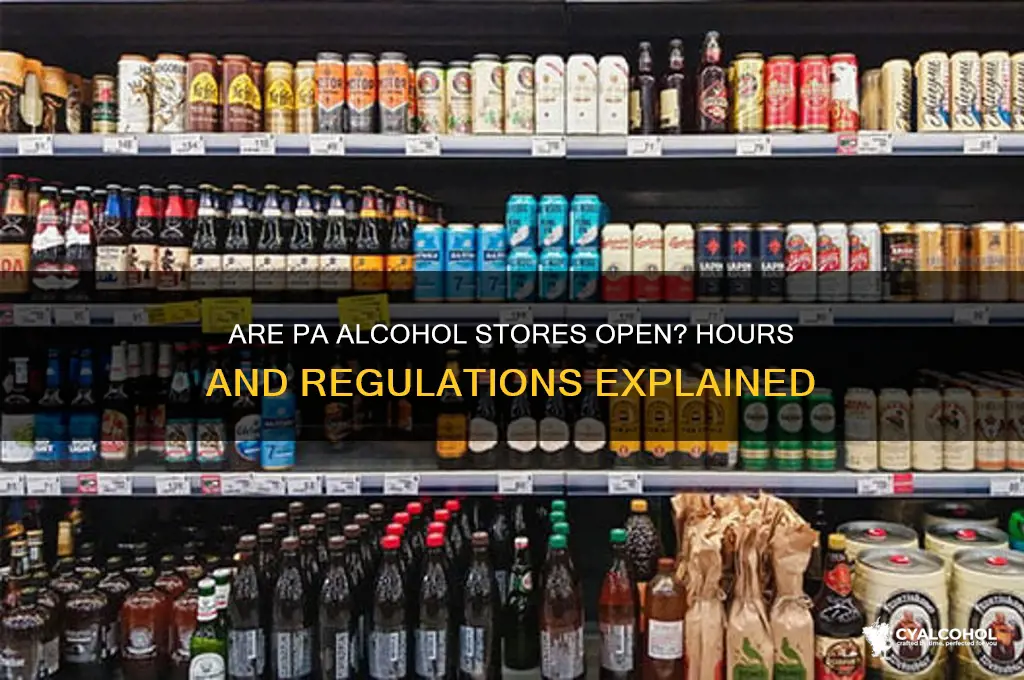 Are Pa Alcohol Stores Open? Hours And Regulations Explained | CyAlcohol