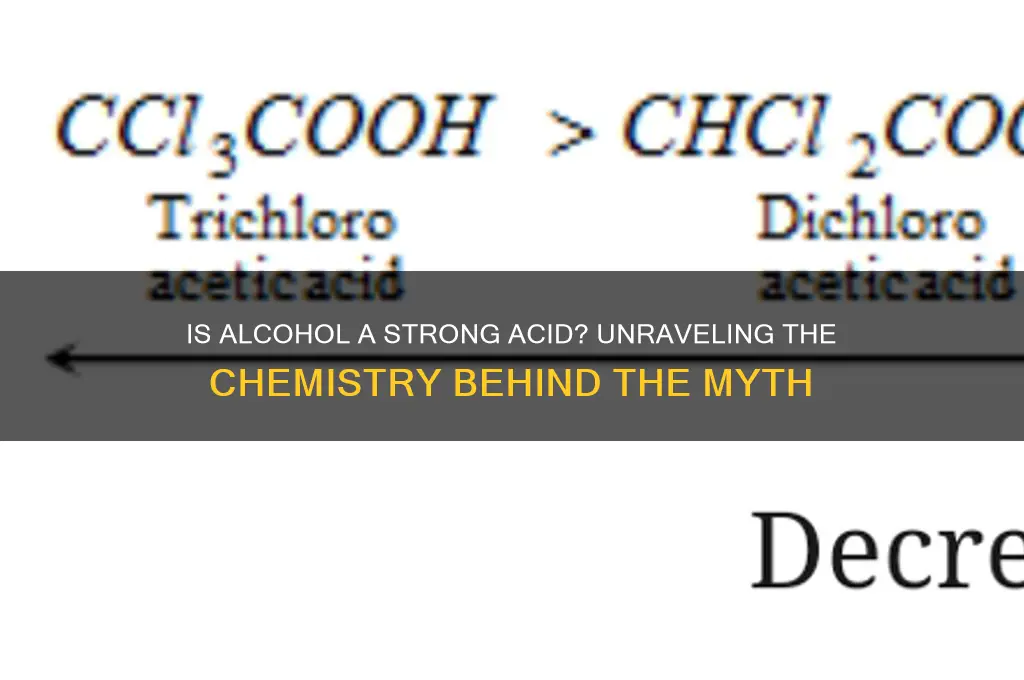 Is Alcohol A Strong Acid? Unraveling The Chemistry Behind The Myth ...
