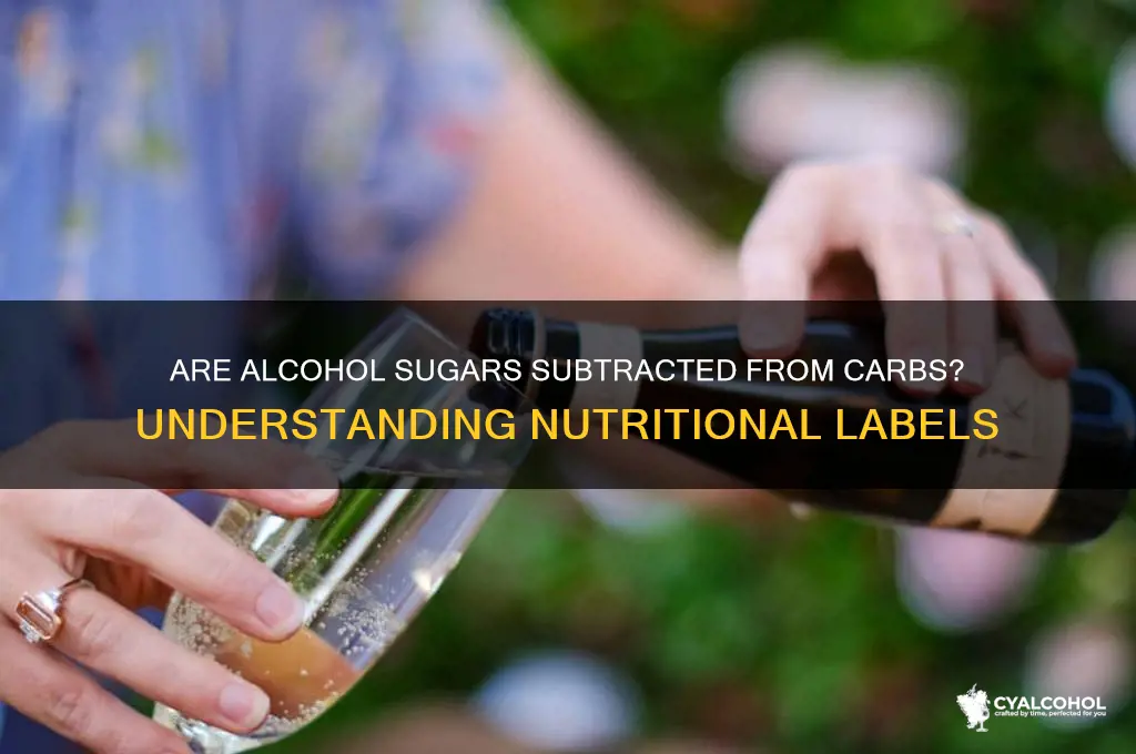 Are Alcohol Sugars Subtracted From Carbs? Understanding Nutritional ...