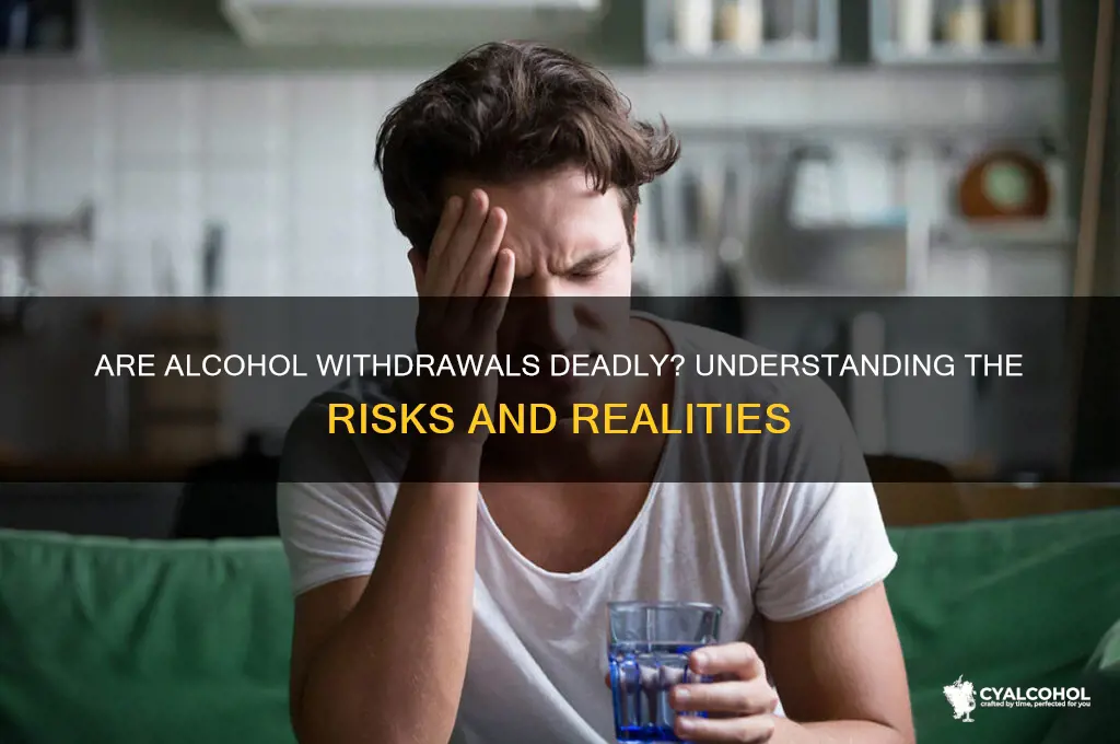 Are Alcohol Withdrawals Deadly? Understanding The Risks And Realities ...
