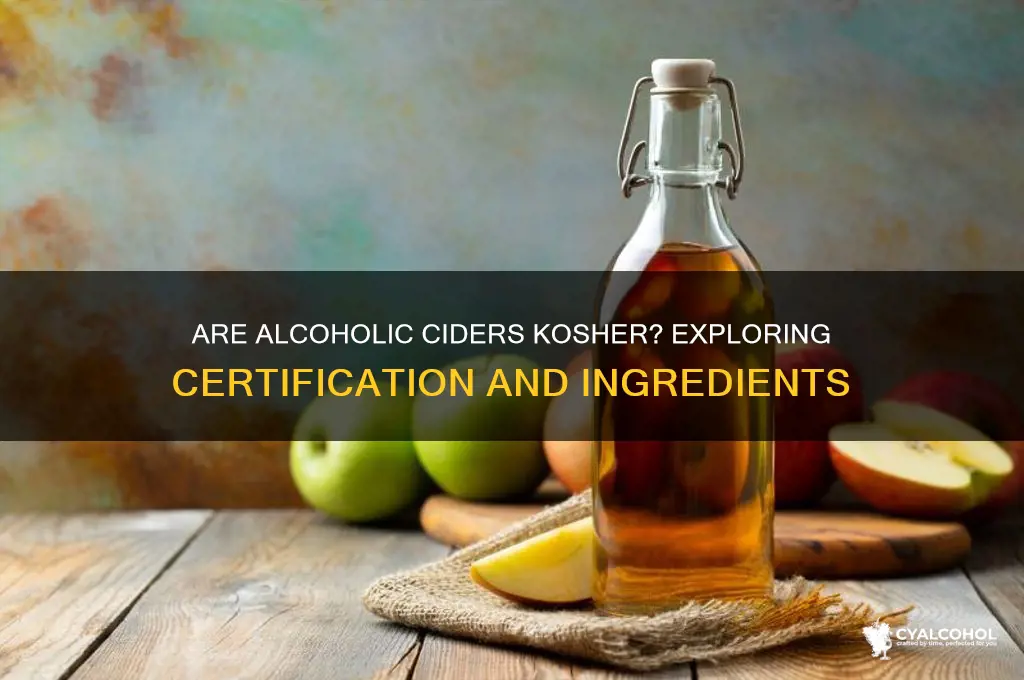 Are Alcoholic Ciders Kosher? Exploring Certification And Ingredients ...