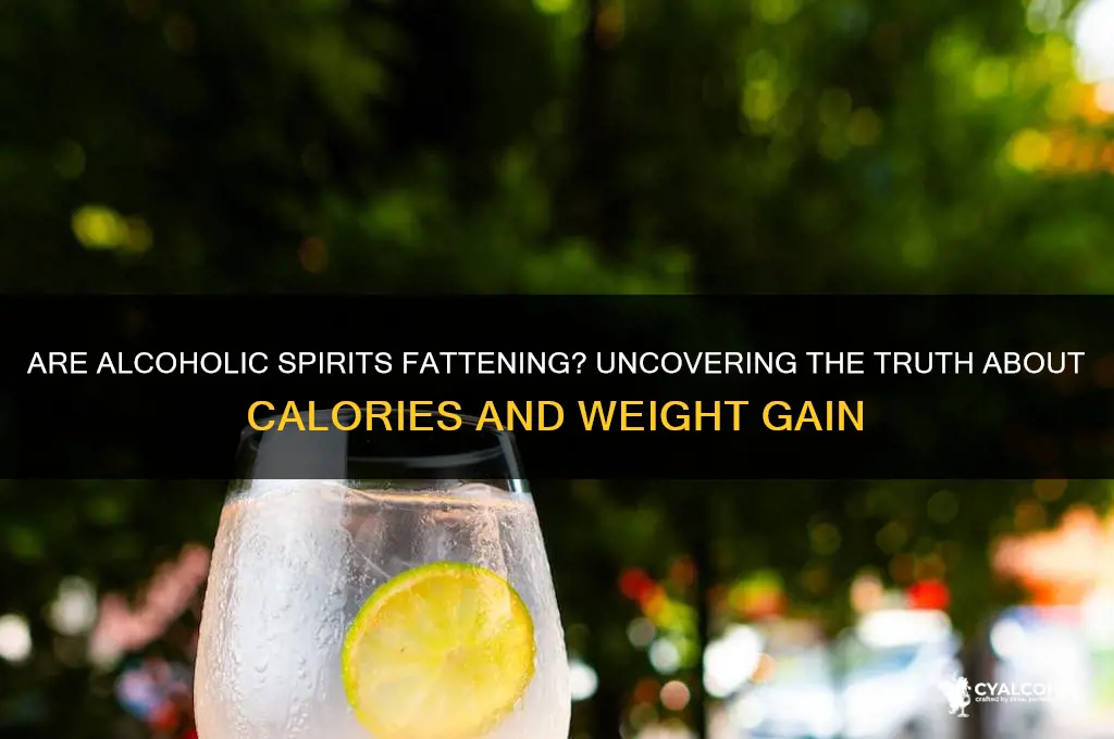 Are Alcoholic Spirits Fattening? Uncovering The Truth About Calories ...