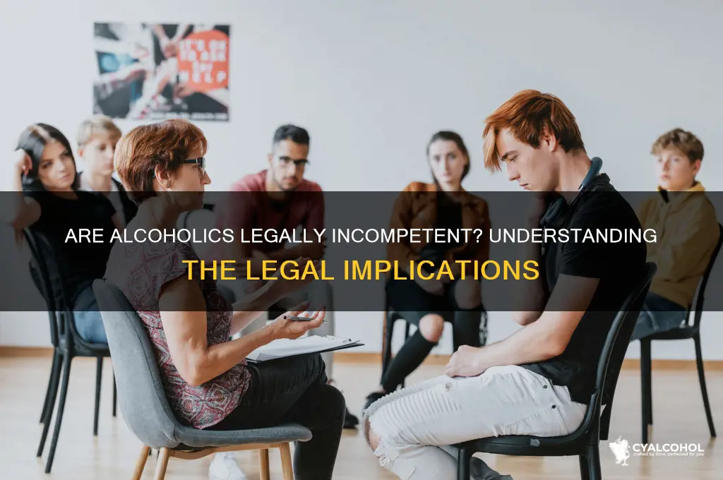 Are Alcoholics Legally Incompetent? Understanding The Legal ...