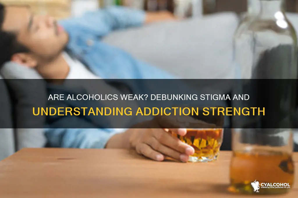 Are Alcoholics Weak? Debunking Stigma And Understanding Addiction ...
