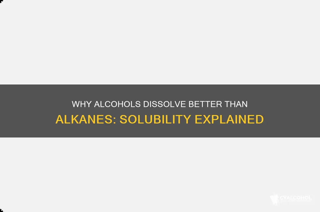 Why Alcohols Dissolve Better Than Alkanes: Solubility Explained | CyAlcohol