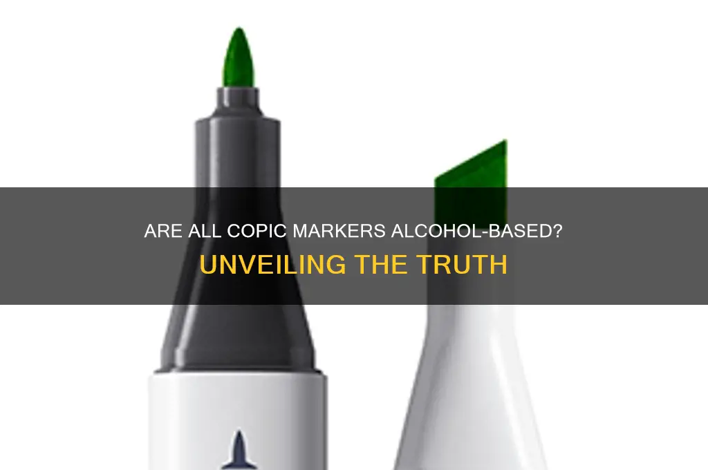 Are All Copic Markers Alcohol-Based? Unveiling The Truth | CyAlcohol
