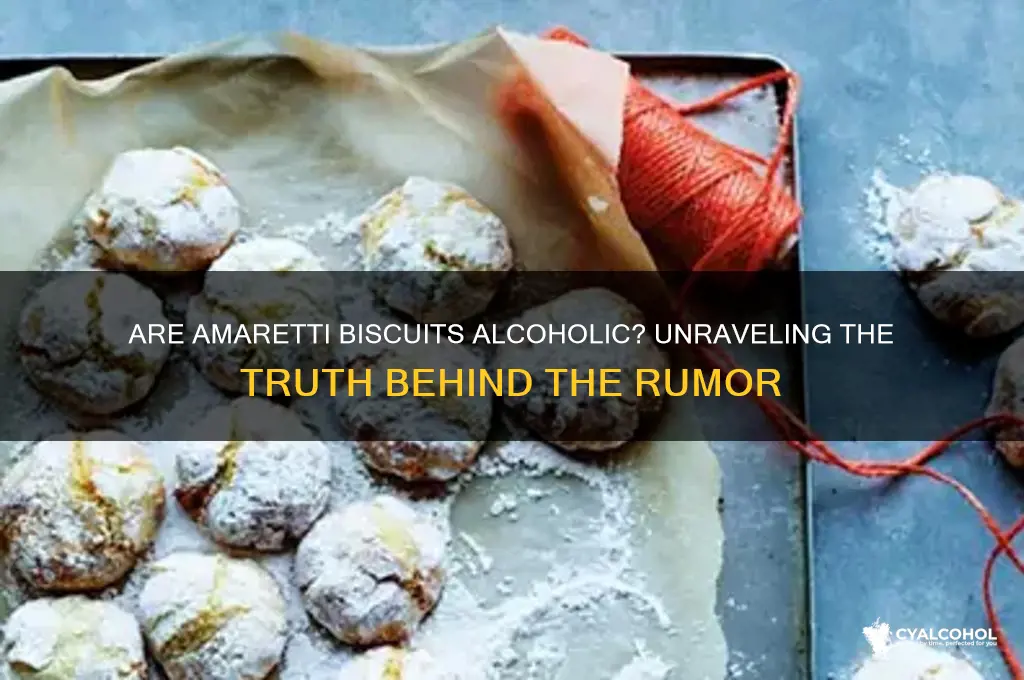 Are Amaretti Biscuits Alcoholic? Unraveling The Truth Behind The Rumor ...