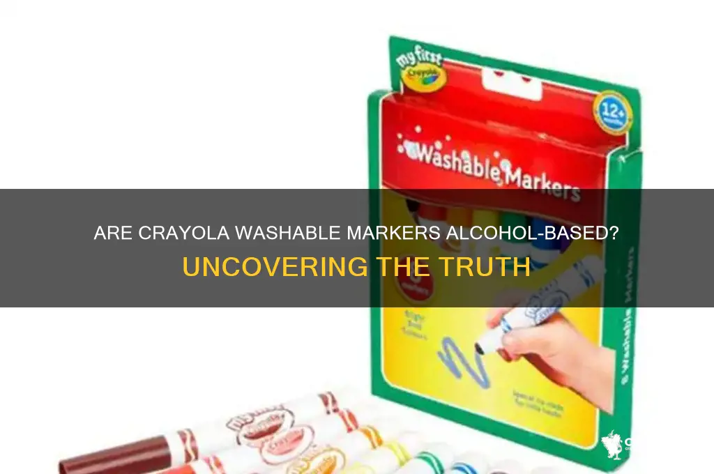 Are Crayola Washable Markers Alcohol-Based? Uncovering The Truth ...