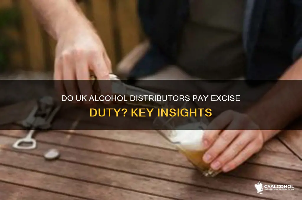 Do Uk Alcohol Distributors Pay Excise Duty? Key Insights | CyAlcohol