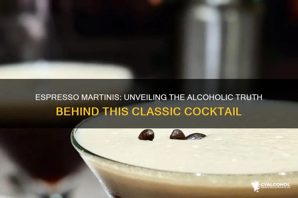 Espresso Martinis: Unveiling The Alcoholic Truth Behind This Classic ...