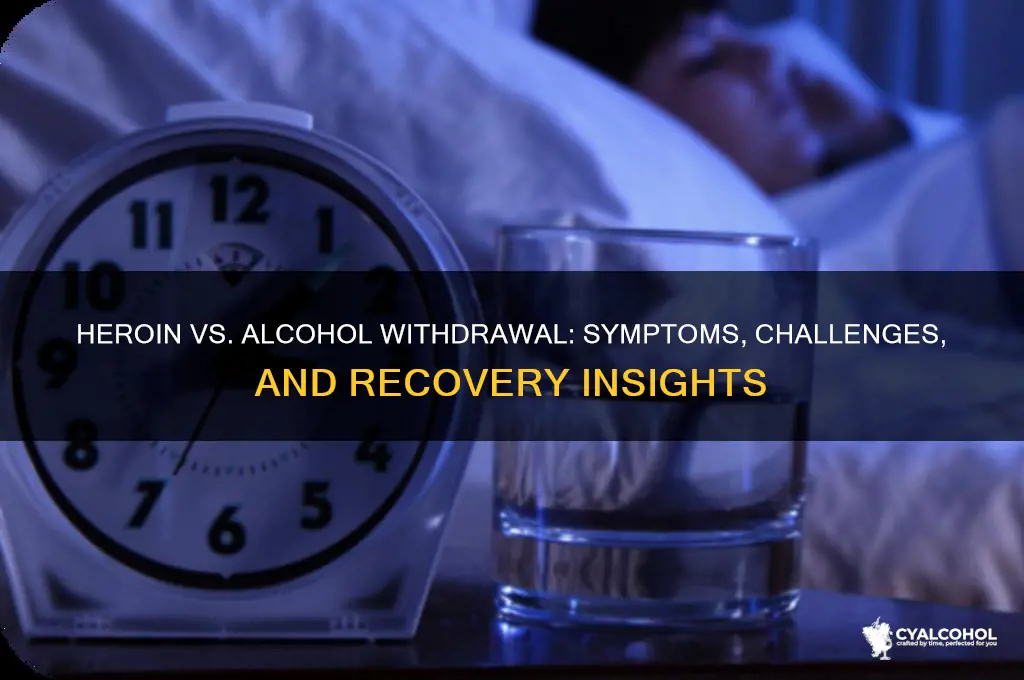 Heroin Vs. Alcohol Withdrawal: Symptoms, Challenges, And Recovery ...