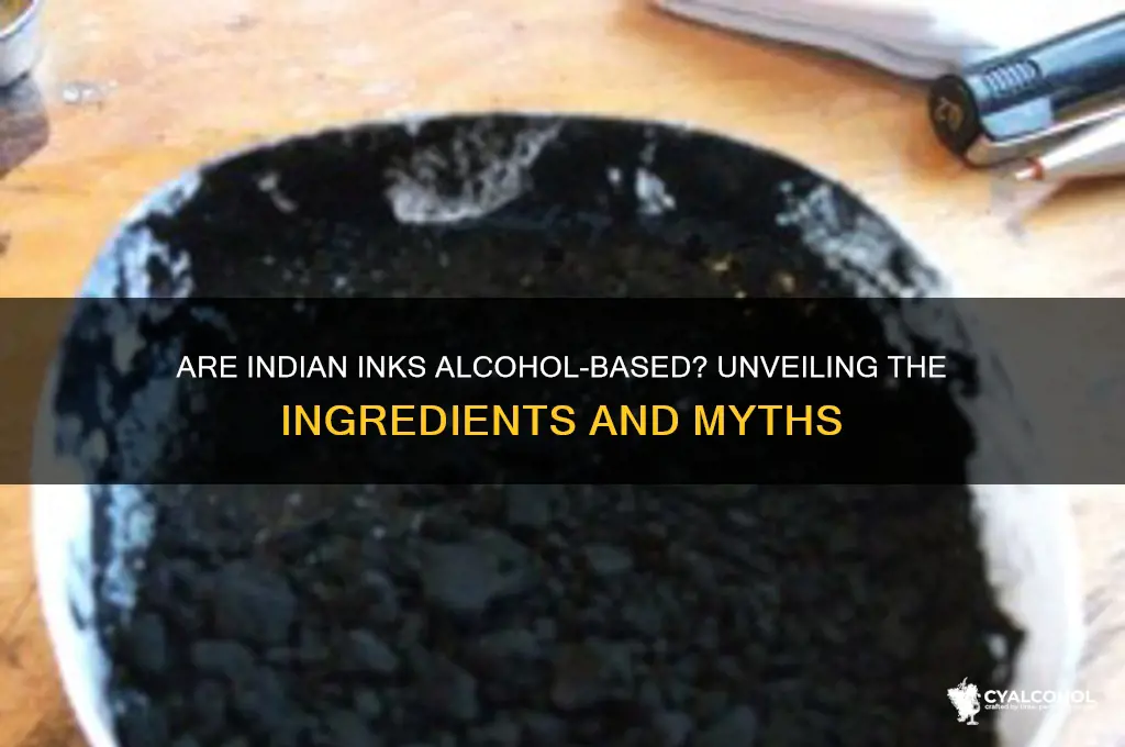 Are Indian Inks Alcohol-Based? Unveiling The Ingredients And Myths ...