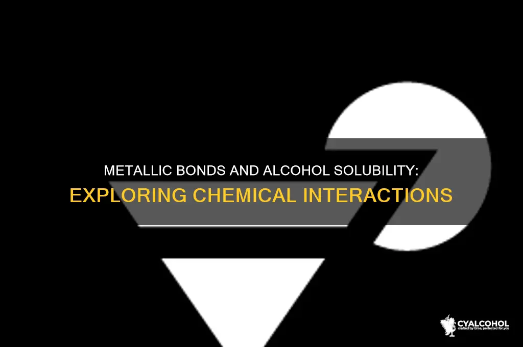 Metallic Bonds And Alcohol Solubility: Exploring Chemical Interactions ...