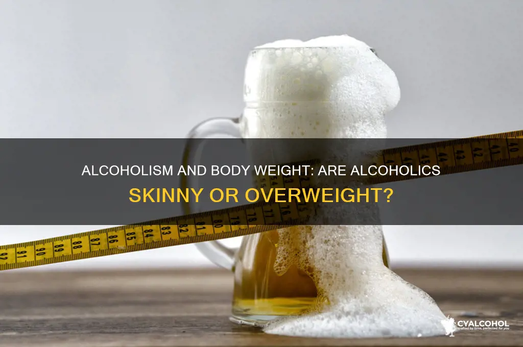 Alcoholism And Body Weight: Are Alcoholics Skinny Or Overweight ...