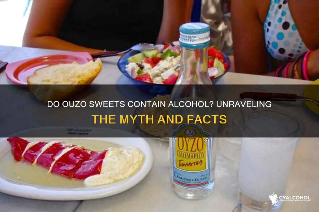 Do Ouzo Sweets Contain Alcohol? Unraveling The Myth And Facts | CyAlcohol