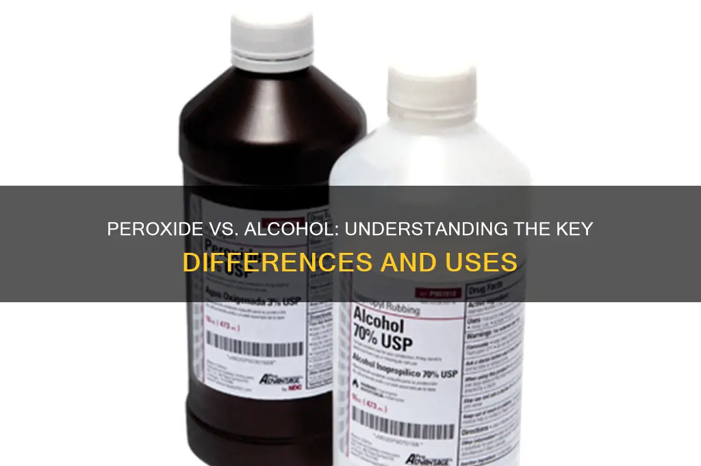 Peroxide Vs. Alcohol: Understanding The Key Differences And Uses ...