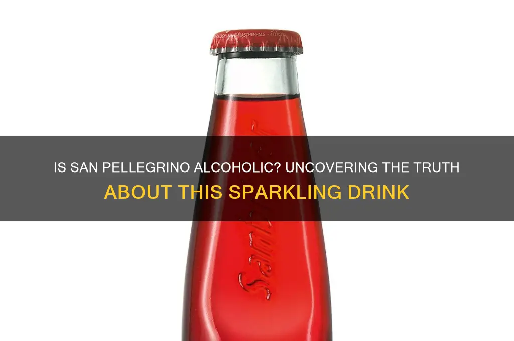 Is San Pellegrino Alcoholic? Uncovering The Truth About This Sparkling ...