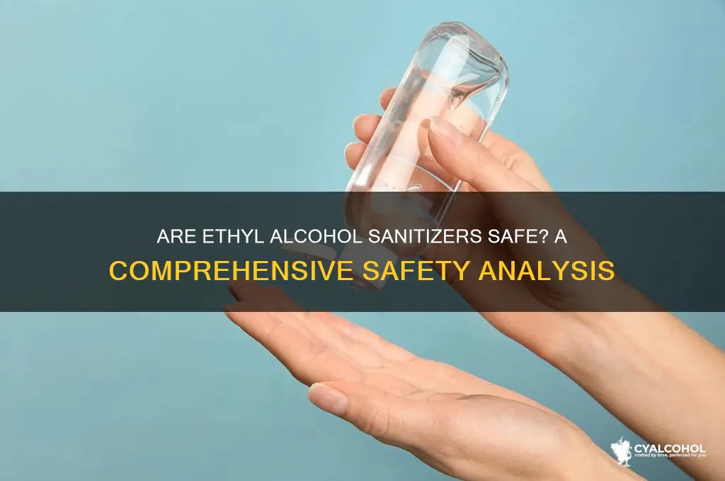 Are Ethyl Alcohol Sanitizers Safe? A Comprehensive Safety Analysis ...
