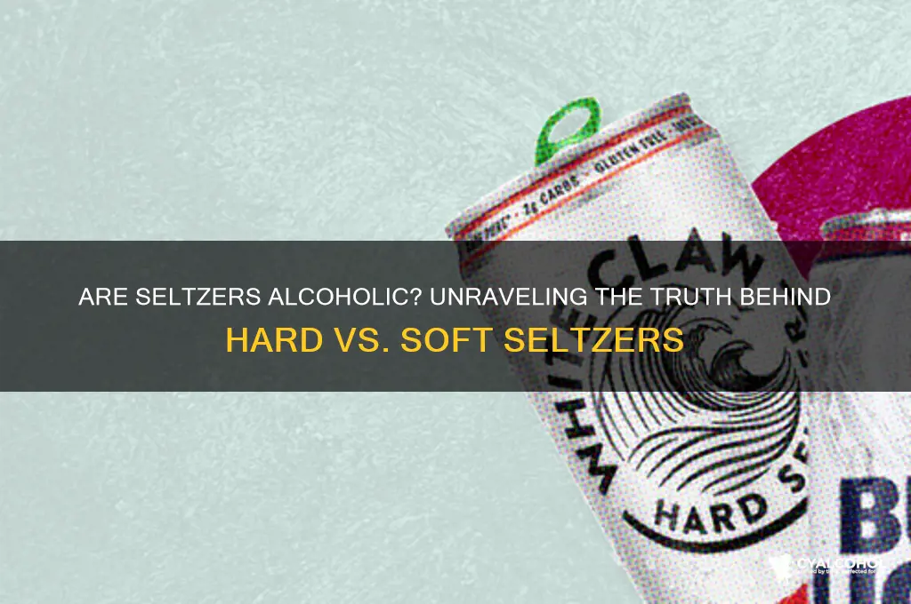 Are Seltzers Alcoholic? Unraveling The Truth Behind Hard Vs. Soft ...