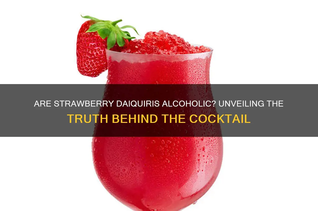 Are Strawberry Daiquiris Alcoholic? Unveiling The Truth Behind The ...