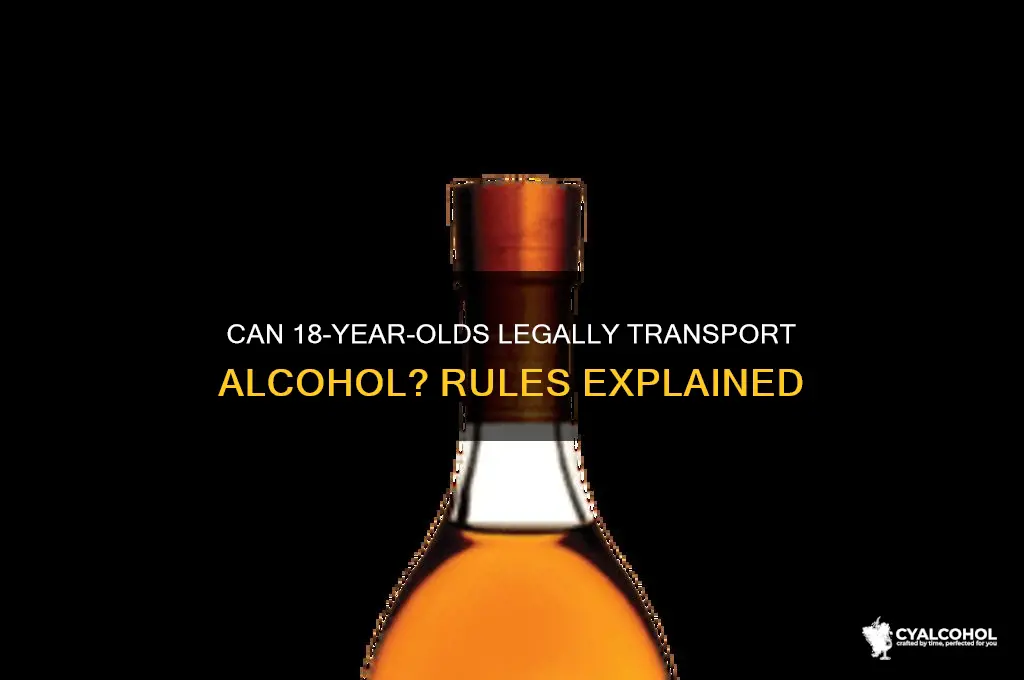 Can 18-Year-Olds Legally Transport Alcohol? Rules Explained | CyAlcohol
