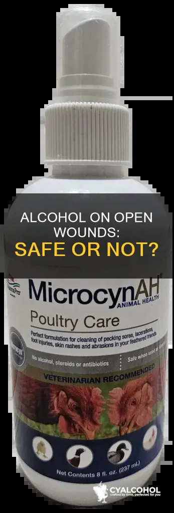 Alcohol On Open Wounds: Safe Or Not? | CyAlcohol