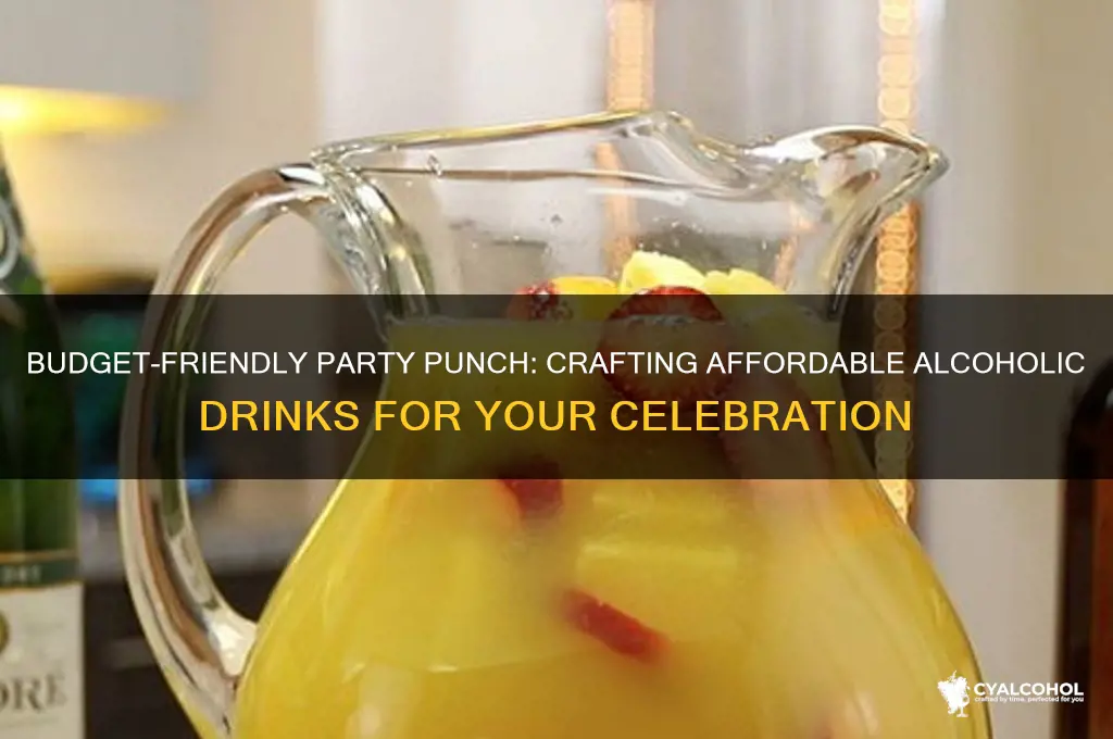Budget-Friendly Party Punch: Crafting Affordable Alcoholic Drinks For ...