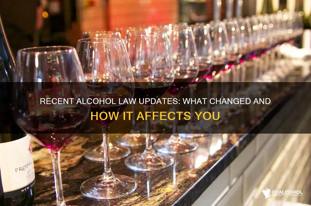 Recent Alcohol Law Updates: What Changed And How It Affects You | CyAlcohol