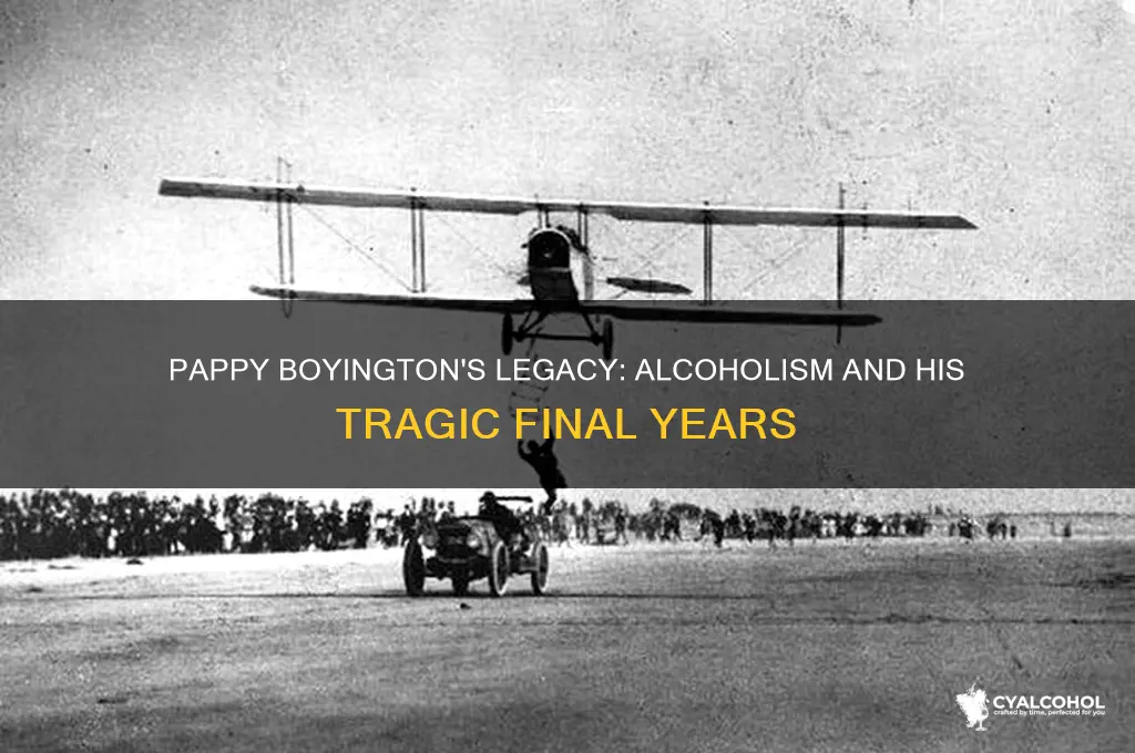 Pappy Boyington's Legacy: Alcoholism And His Tragic Final Years | CyAlcohol
