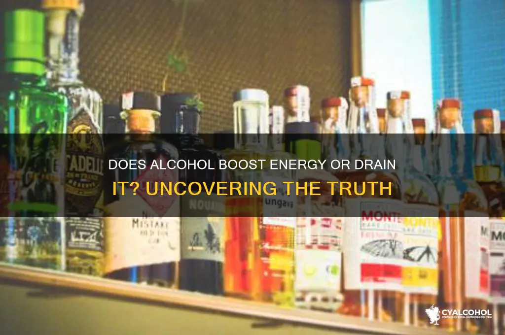Does Alcohol Boost Energy Or Drain It? Uncovering The Truth | CyAlcohol