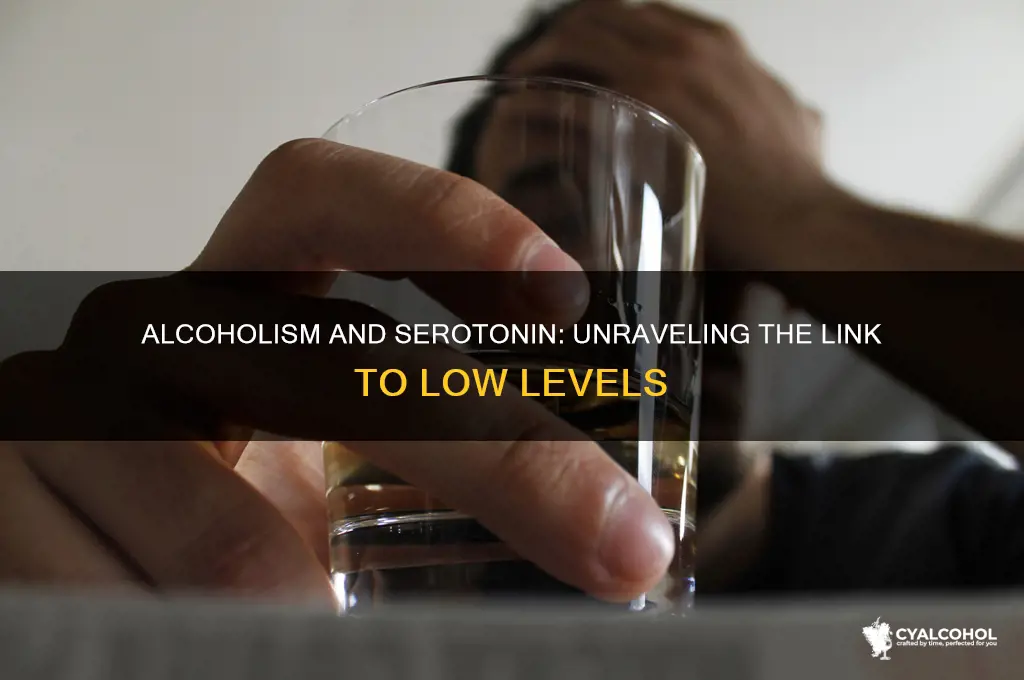 Alcoholism And Serotonin: Unraveling The Link To Low Levels | CyAlcohol