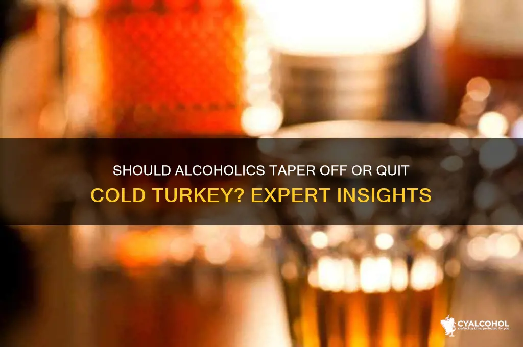 Should Alcoholics Taper Off Or Quit Cold Turkey? Expert Insights ...