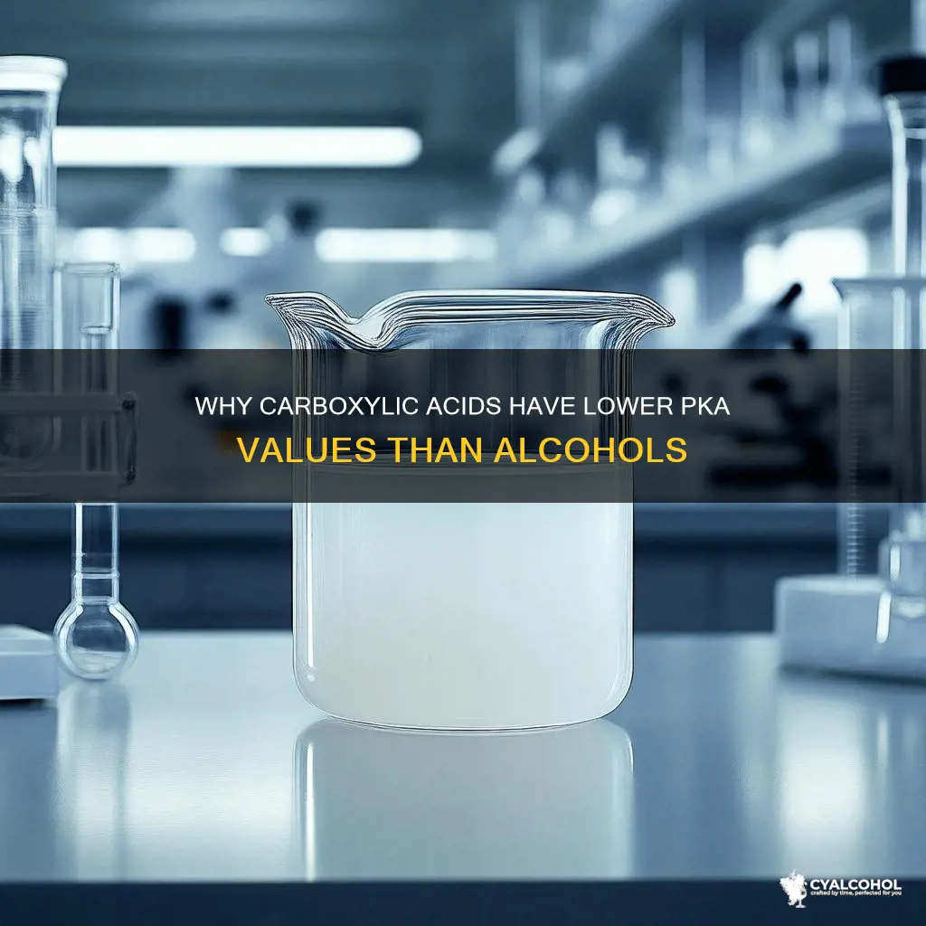 Why Carboxylic Acids Have Lower Pka Values Than Alcohols | CyAlcohol