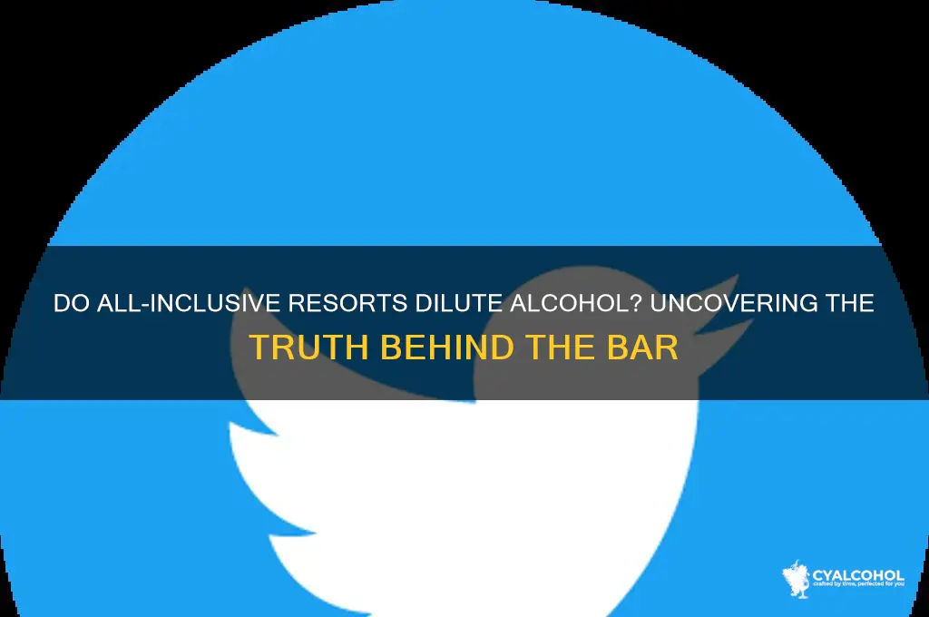 Do All-Inclusive Resorts Dilute Alcohol? Uncovering The Truth Behind ...