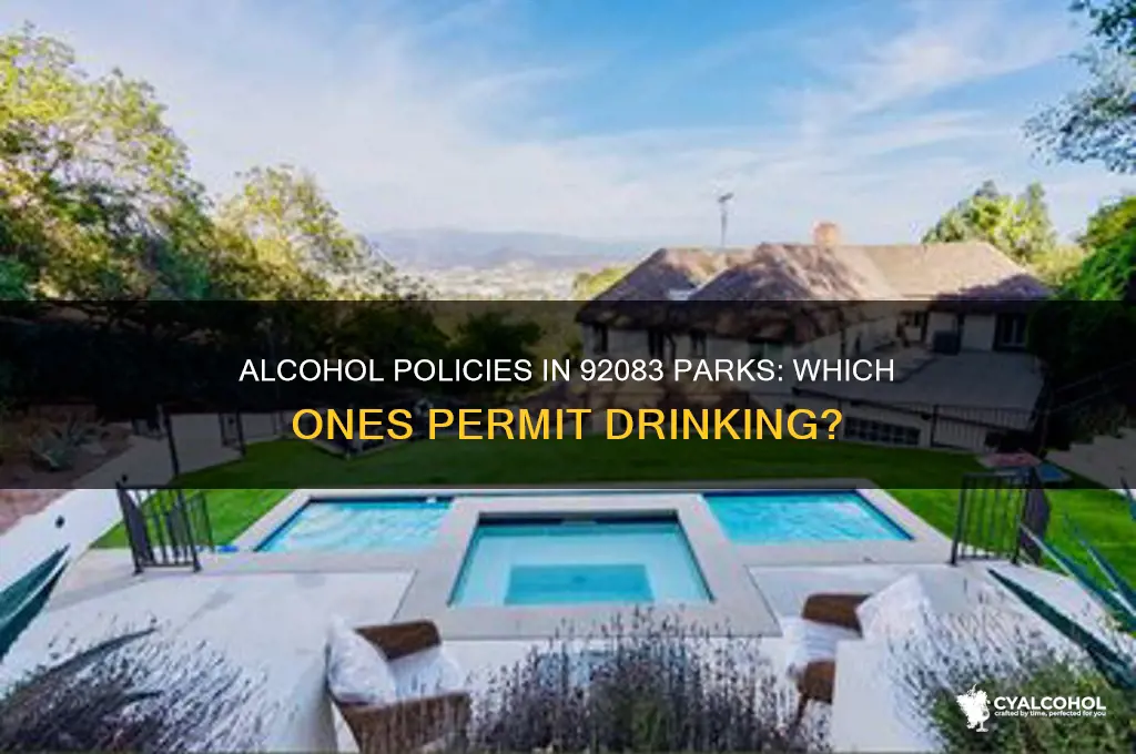 Alcohol Policies In 92083 Parks: Which Ones Permit Drinking? | CyAlcohol