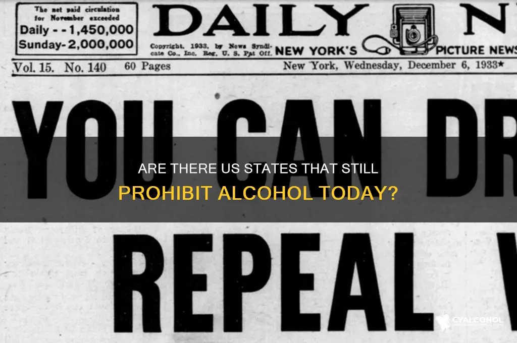 Are There Us States That Still Prohibit Alcohol Today? | CyAlcohol
