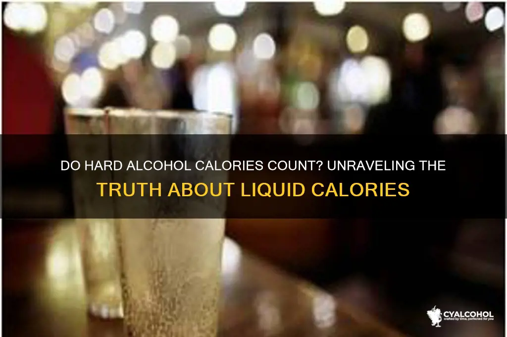 Do Hard Alcohol Calories Count? Unraveling The Truth About Liquid ...