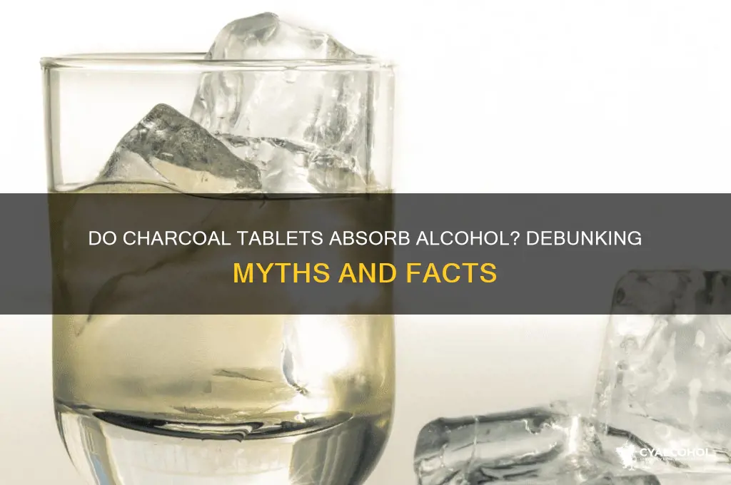 Do Charcoal Tablets Absorb Alcohol? Debunking Myths And Facts | CyAlcohol