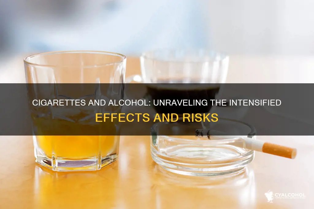 Cigarettes And Alcohol: Unraveling The Intensified Effects And Risks ...