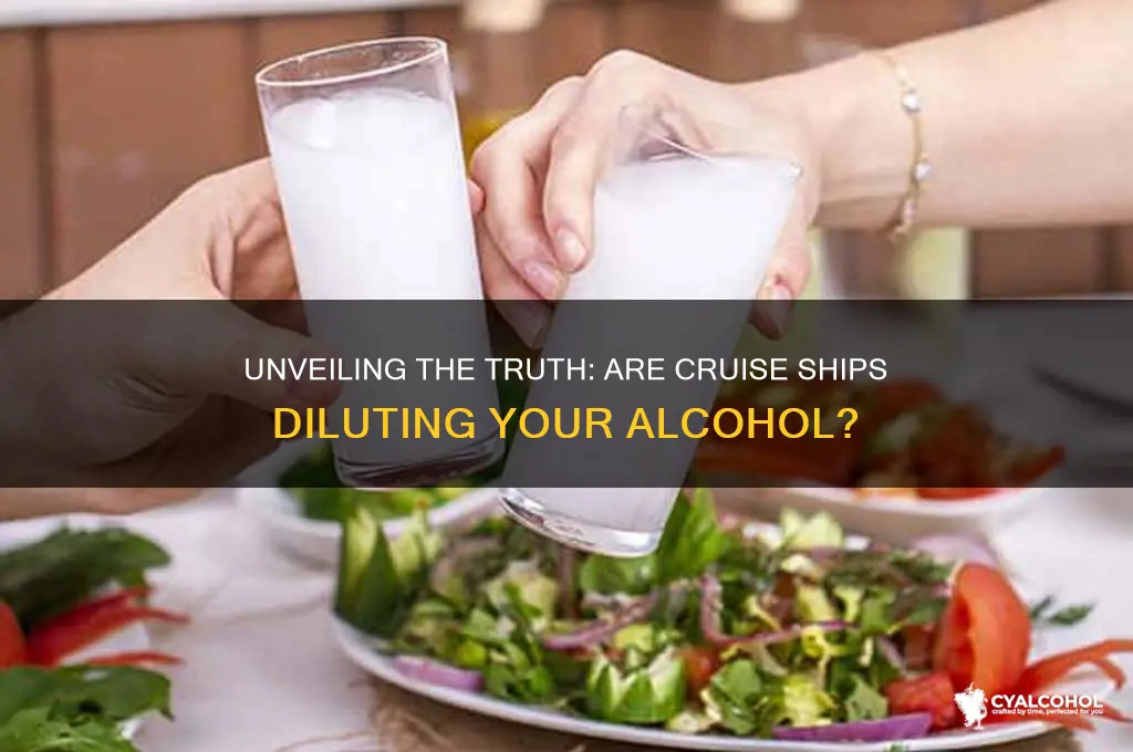 Unveiling The Truth: Are Cruise Ships Diluting Your Alcohol? | CyAlcohol