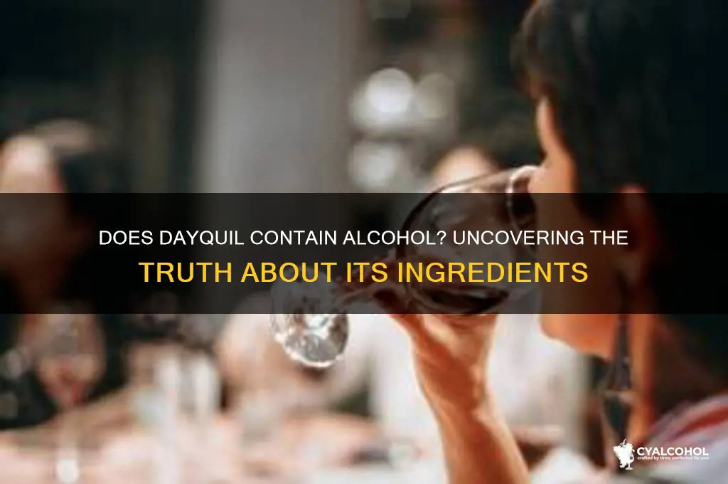 Does Dayquil Contain Alcohol? Uncovering The Truth About Its ...