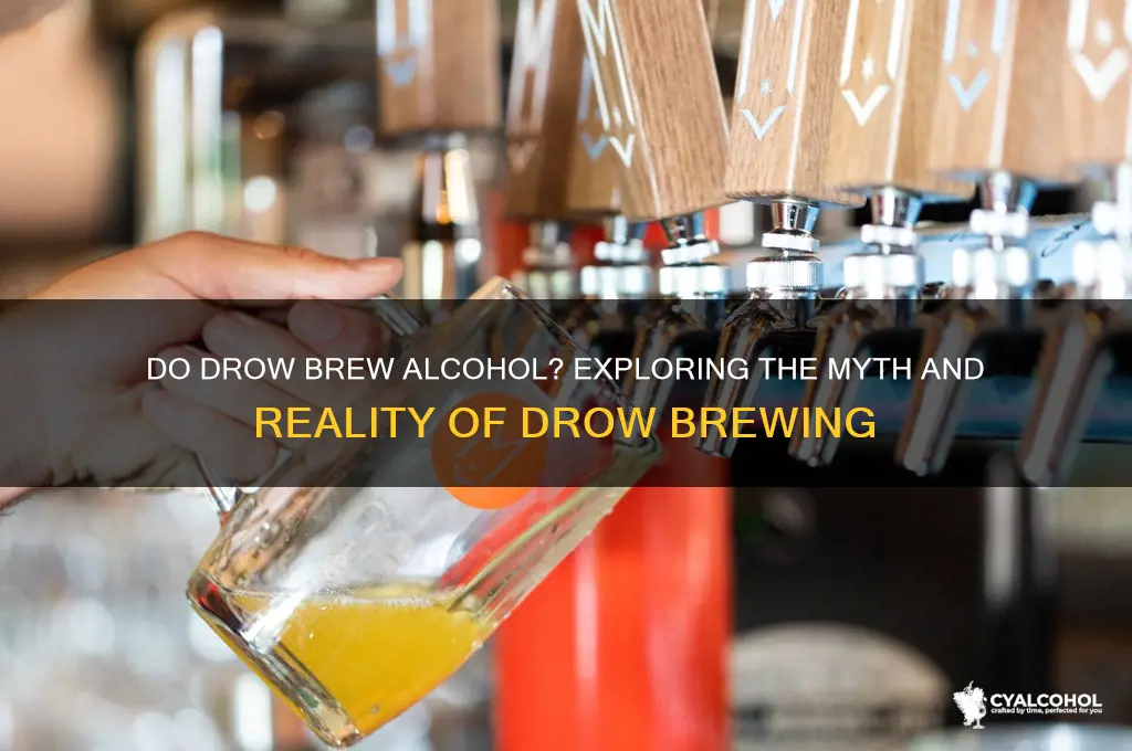 Do Drow Brew Alcohol? Exploring The Myth And Reality Of Drow Brewing ...