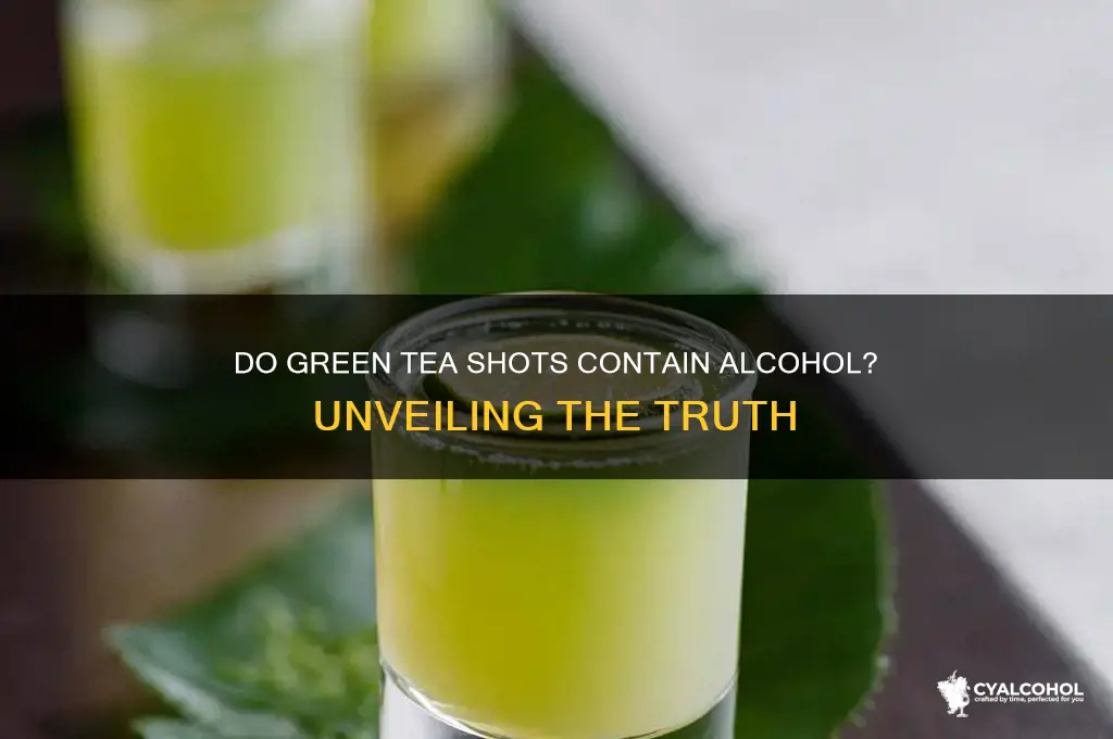 Do Green Tea Shots Contain Alcohol? Unveiling The Truth | CyAlcohol