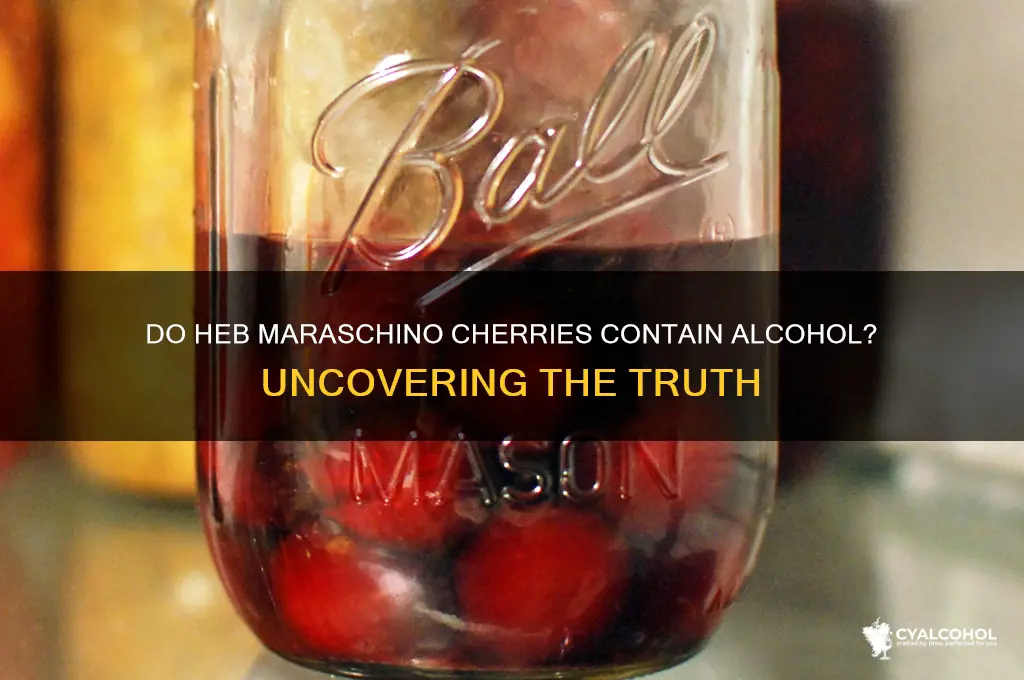 Do Heb Maraschino Cherries Contain Alcohol? Uncovering The Truth ...