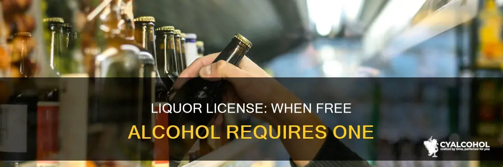 Liquor License: When Free Alcohol Requires One | CyAlcohol