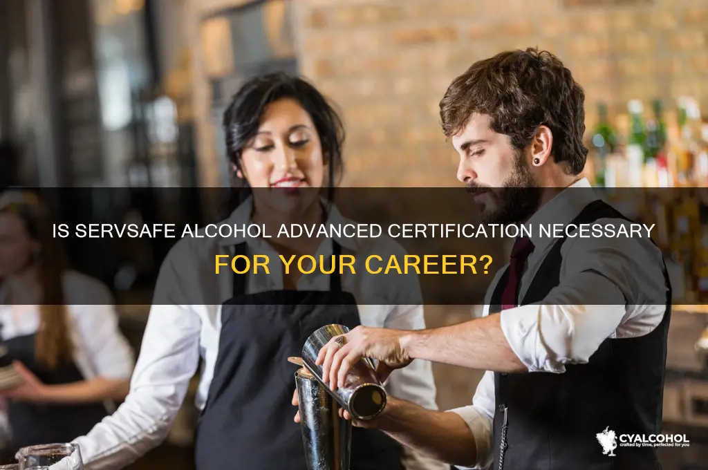 Is Servsafe Alcohol Advanced Certification Necessary For Your Career ...
