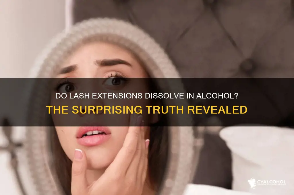 Do Lash Extensions Dissolve In Alcohol? The Surprising Truth Revealed ...