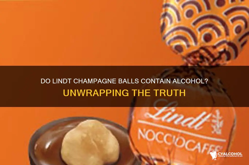 Do Lindt Champagne Balls Contain Alcohol? Unwrapping The Truth | CyAlcohol