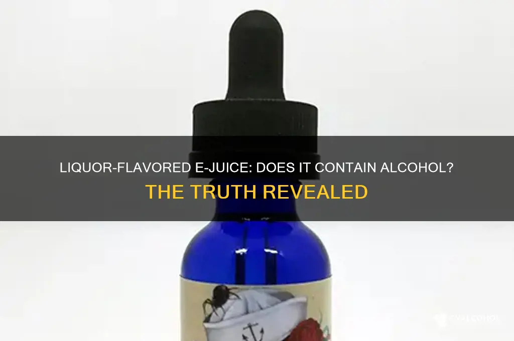 Liquor-Flavored E-Juice: Does It Contain Alcohol? The Truth Revealed ...